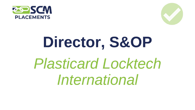Director of S&OP | SCM Talent Recruiting Placement