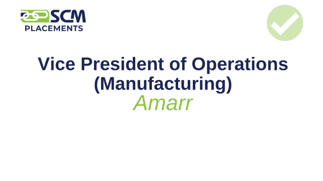 Vice President of Operations | Successful Placement