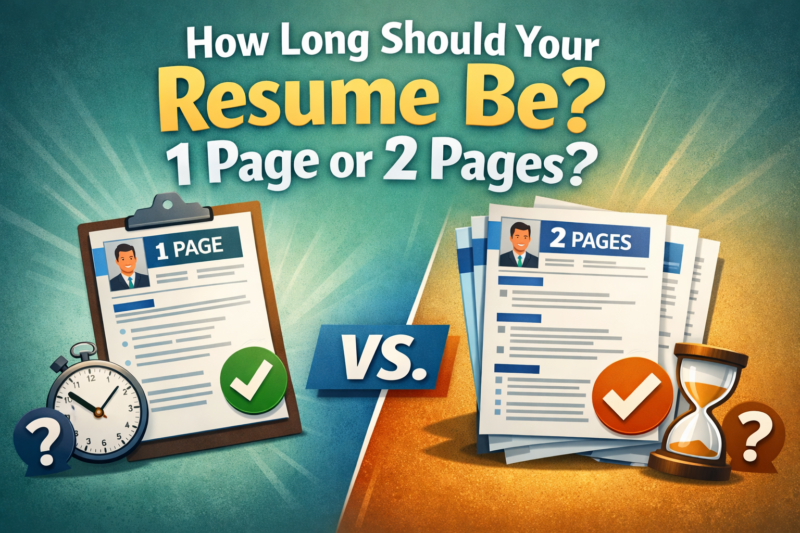 How Long Should My Resume Be? | Career Accelerators